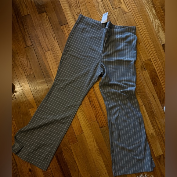 Pants & Jumpsuits | Nwt Flare Jazz Pants With Side Slit In Gray And ...